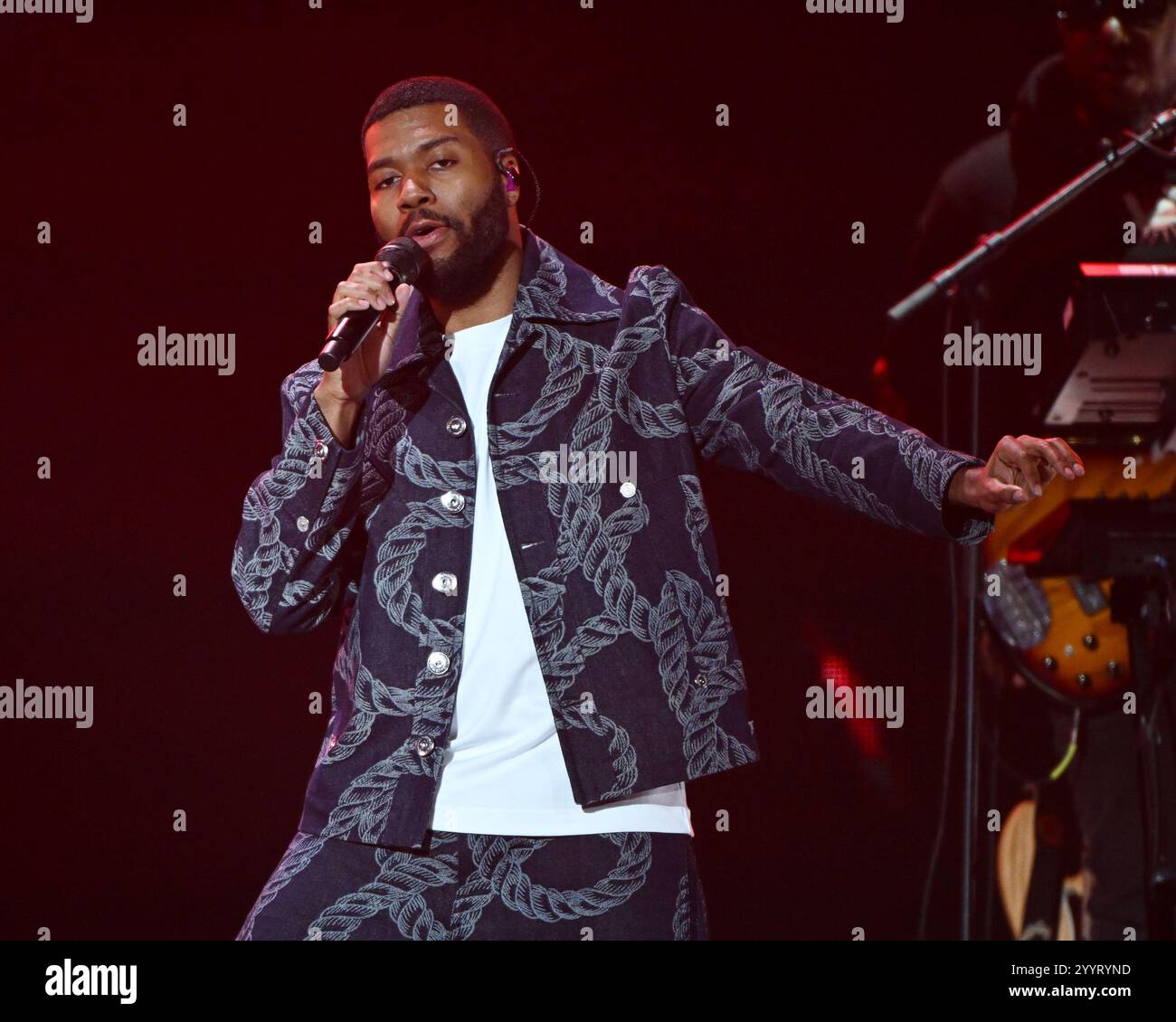 Miami, FL, USA. 21st Dec, 2024. Khalid performs during The iHeartRadio ...