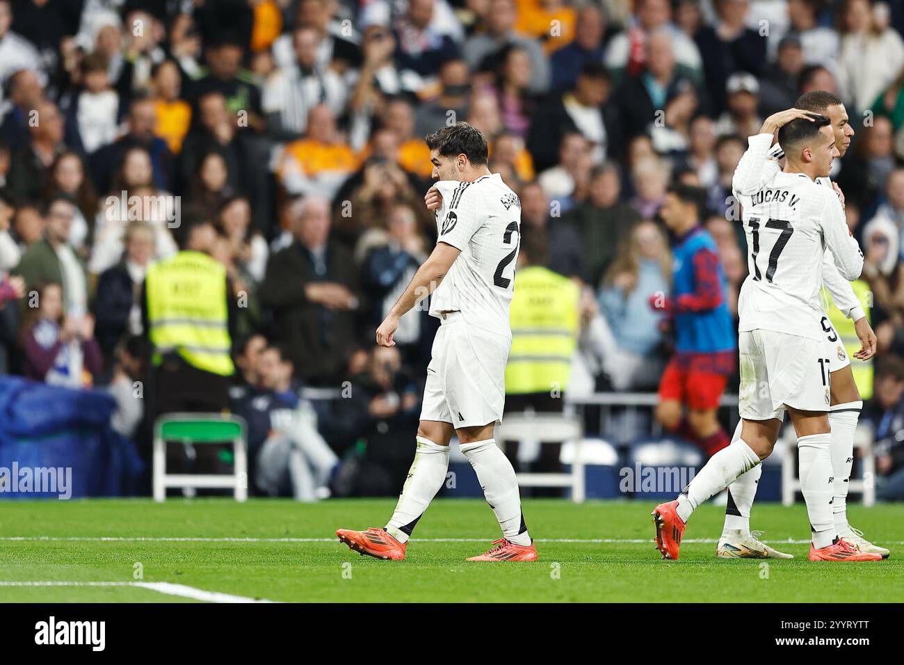 Madrid, Spain. 22nd Dec, 2024. Brahim Diaz (Real) Football/Soccer ...