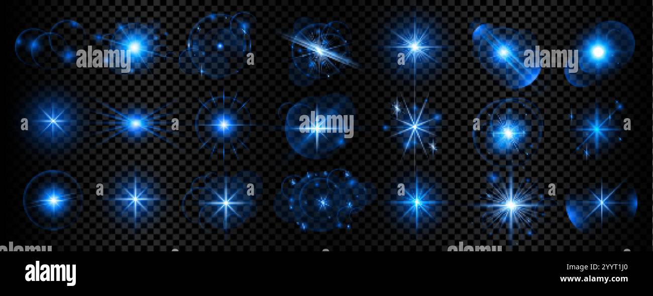 Set big light blue Stock Vector Images - Alamy