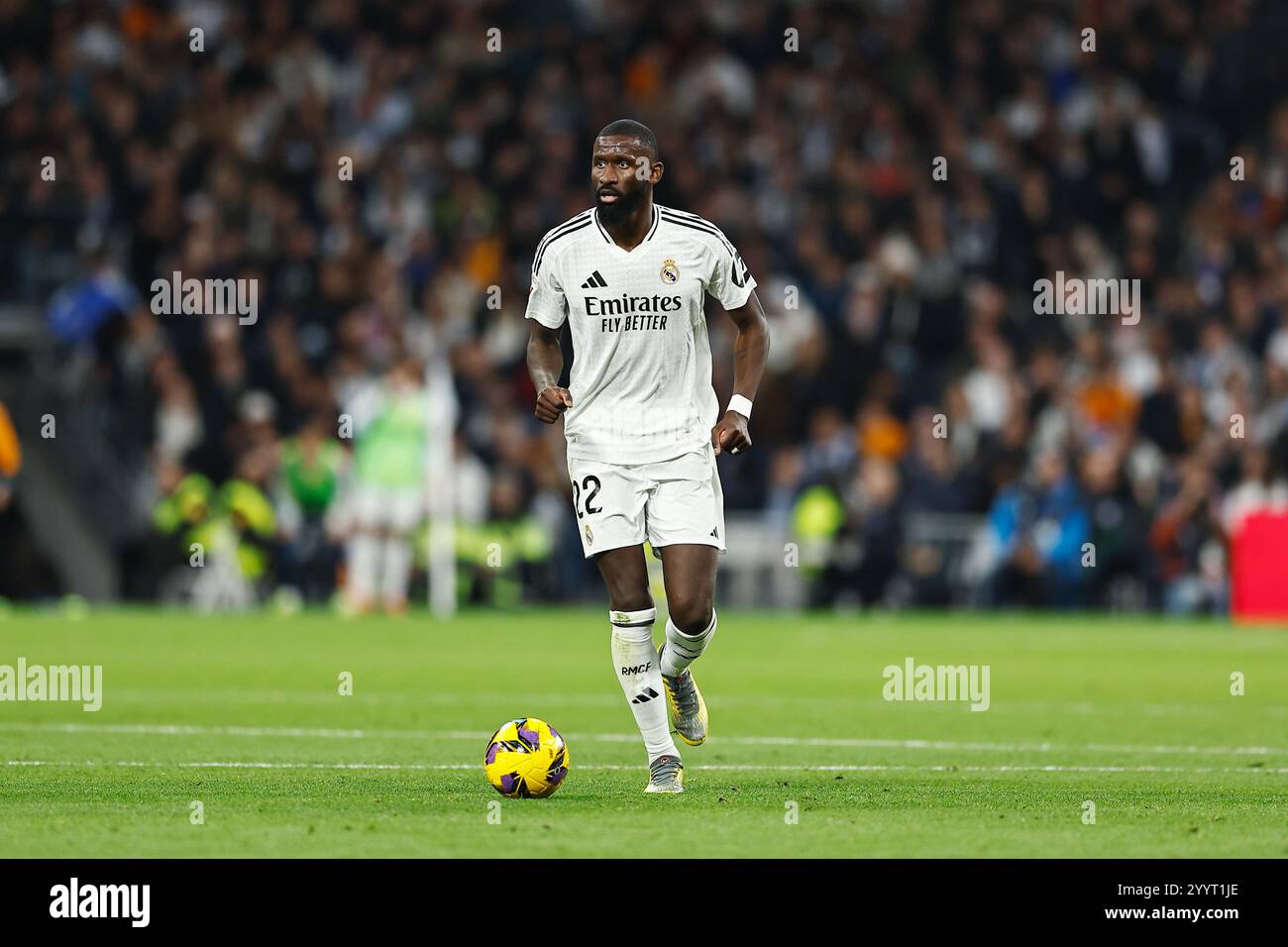 Madrid, Spain. 22nd Dec, 2024. Antoni Rudiger (Real) Football/Soccer ...