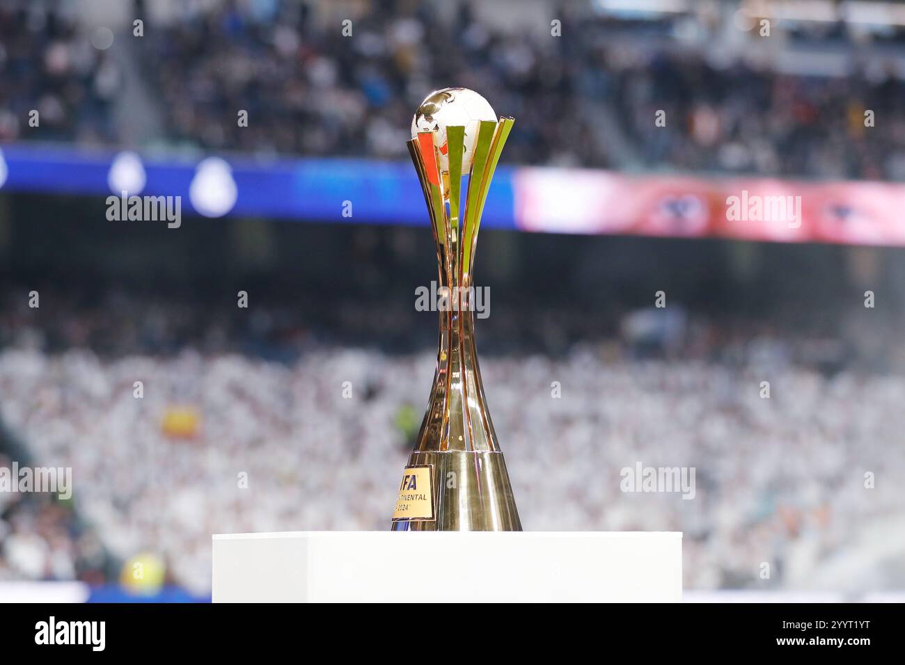 Madrid, Spain. 22nd Dec, 2024. FIFA Intercontinental cup 2024 trophy ...