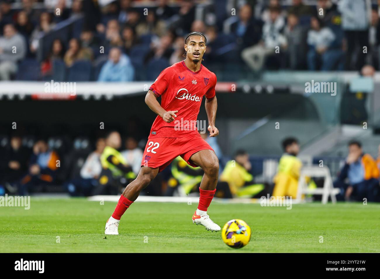 Madrid, Spain. 22nd Dec, 2024. Loic Bade (Sevilla) Football/Soccer ...