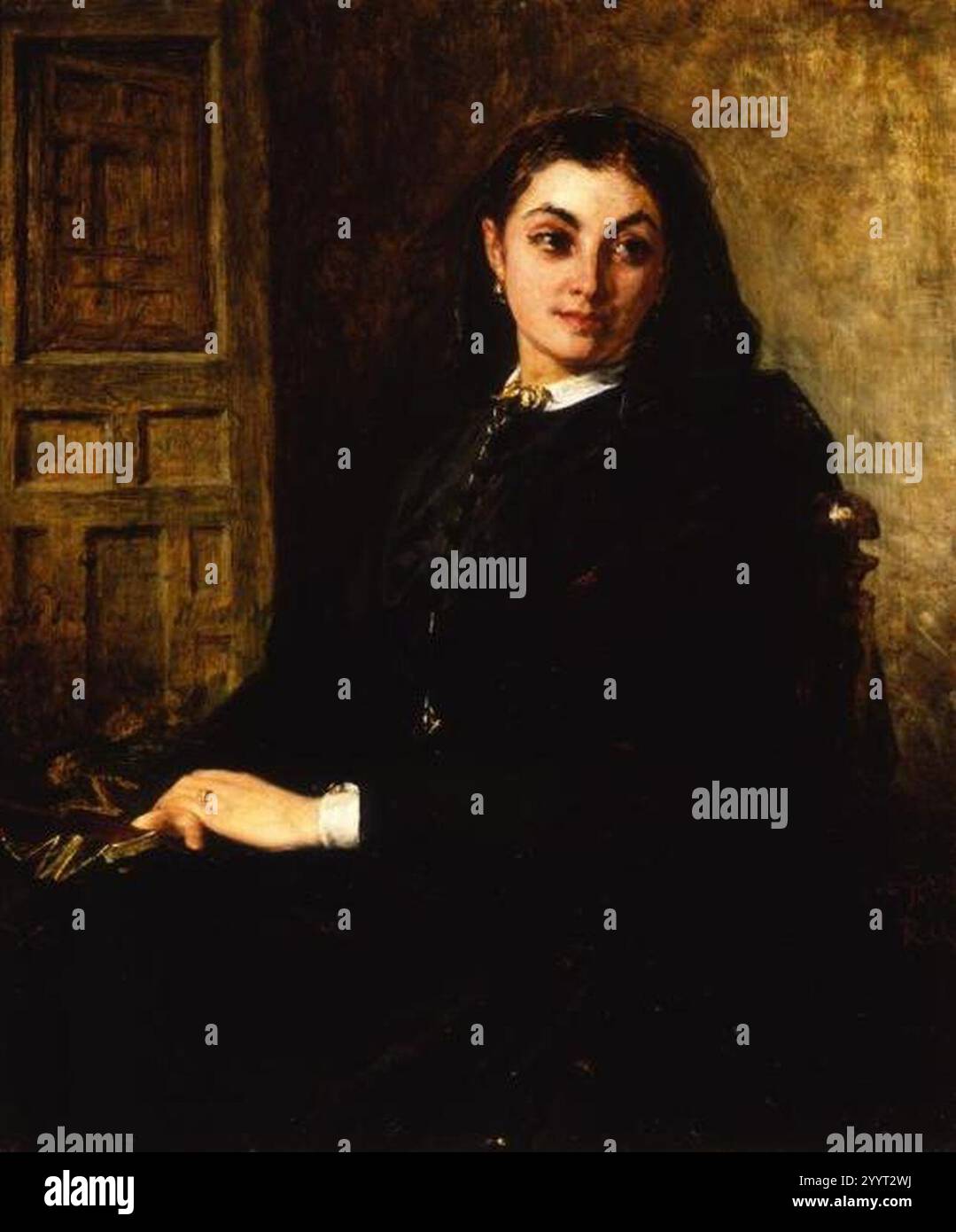 Dolores, A Spanish Widow - John Phillip Stock Photo - Alamy