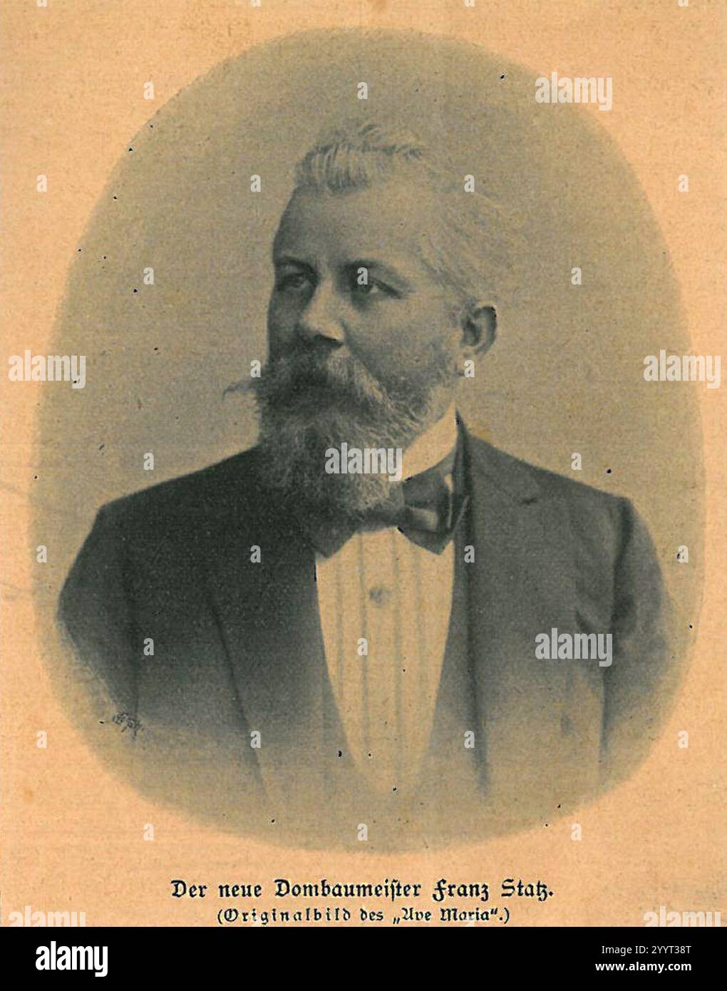 Dombaumeister Franz Statz Stock Photo - Alamy