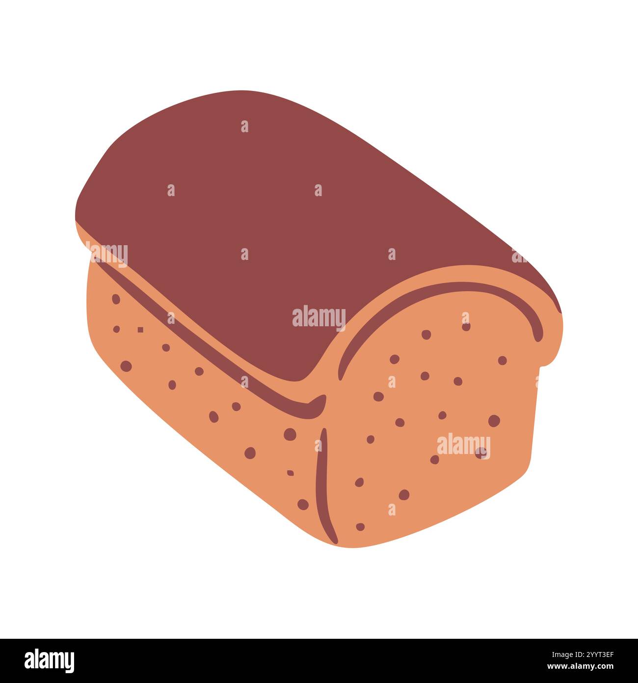 Bread background on rustic Stock Vector Images - Alamy