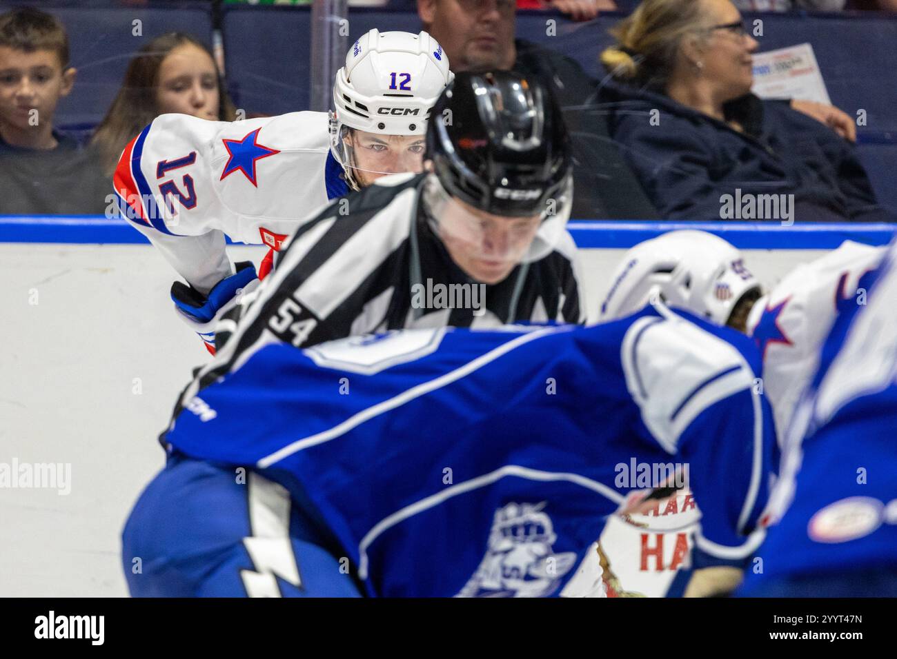 Rochester, New York, USA. 18th Dec, 2024. Rochester Americans forward ...