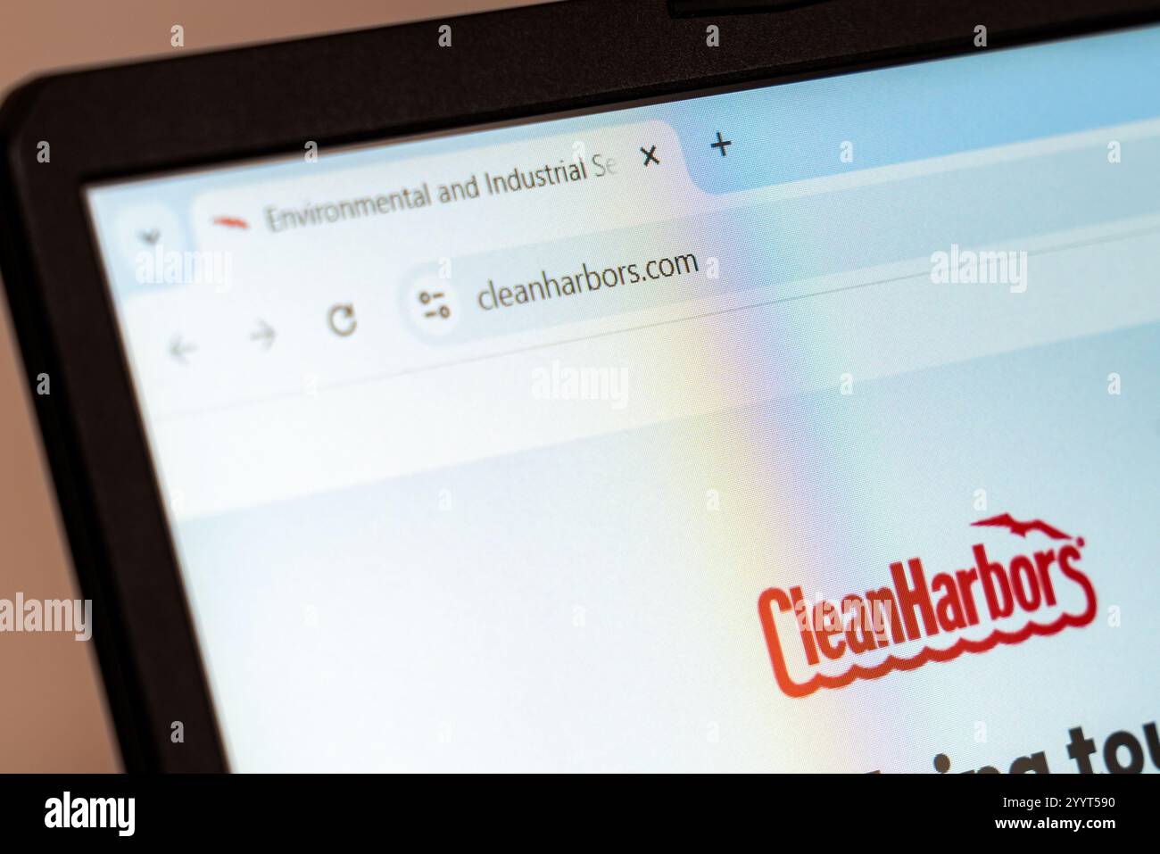 New York, USA - December 21, 2024: Clean Harbors website homepage ...