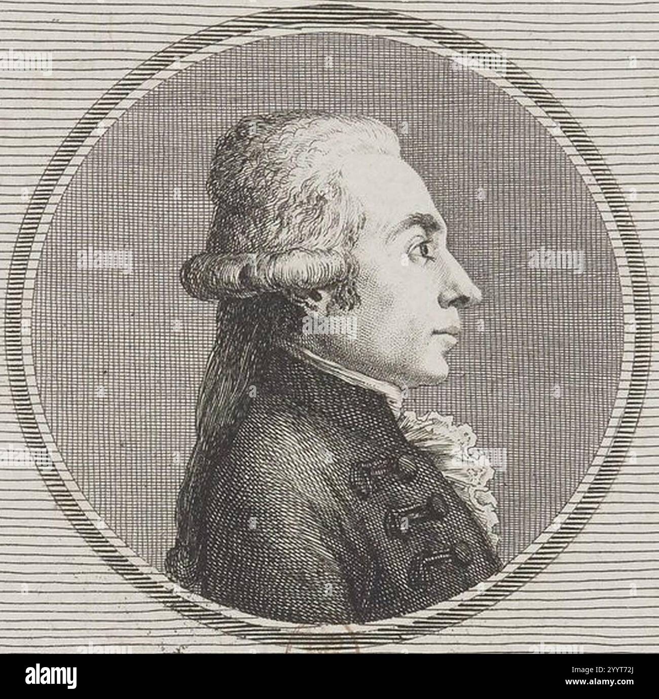 Dominique-Vincent Ramel by Courbe after Labadye, BN, N2D 244 808 Stock Photo - Alamy