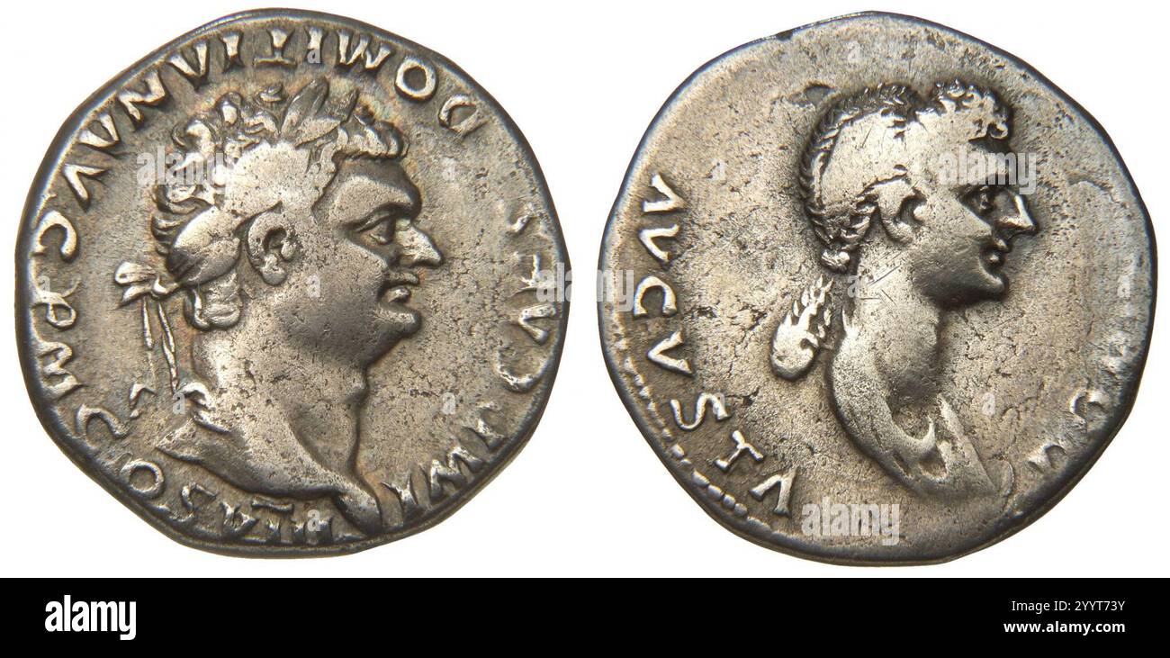 Domitianus und Domitia - Münzkabinett, Berlin - 5497575 Stock Photo - Alamy