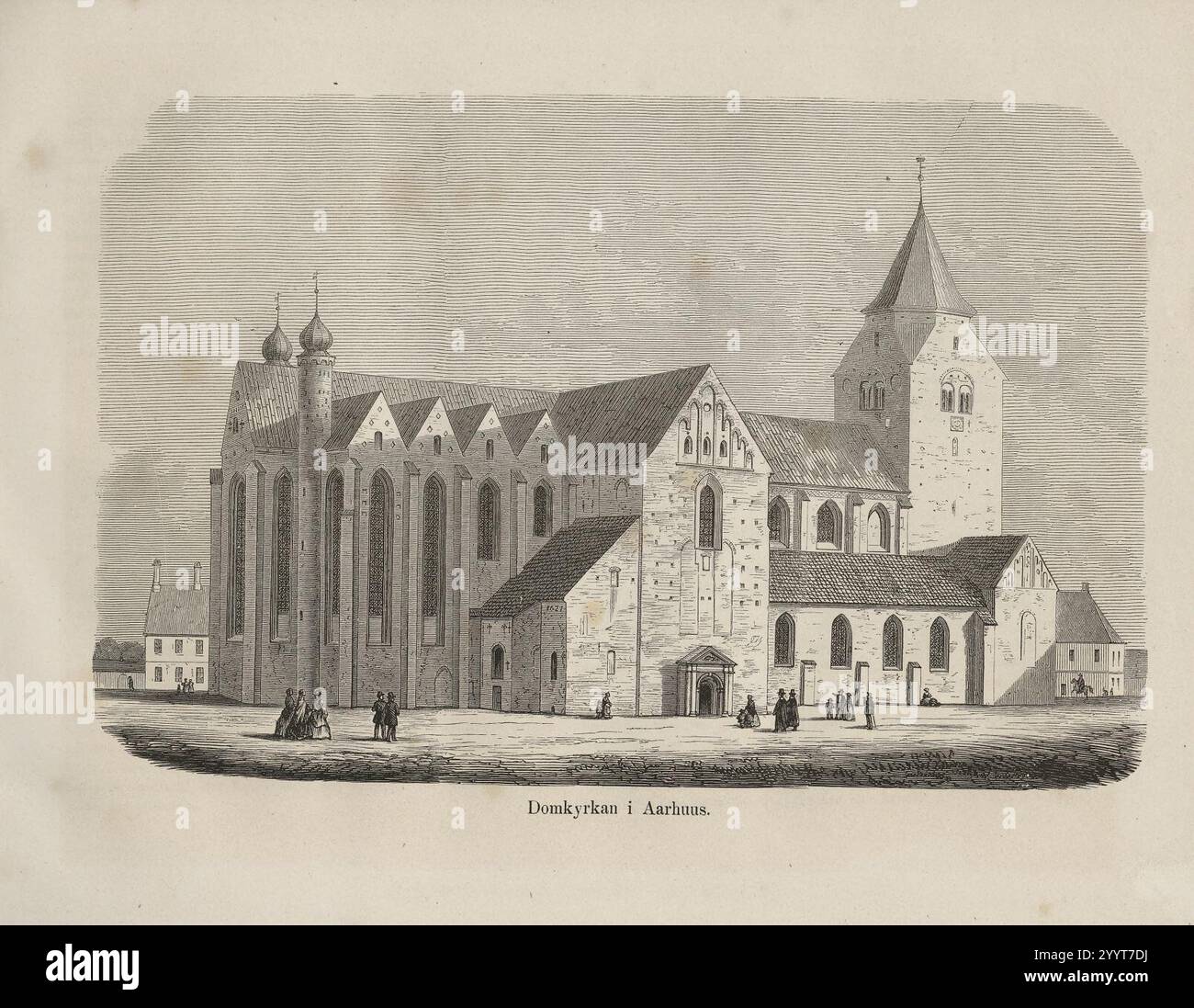 Domkyrkan i Aarhuus - Nordiska taflor Stock Photo - Alamy