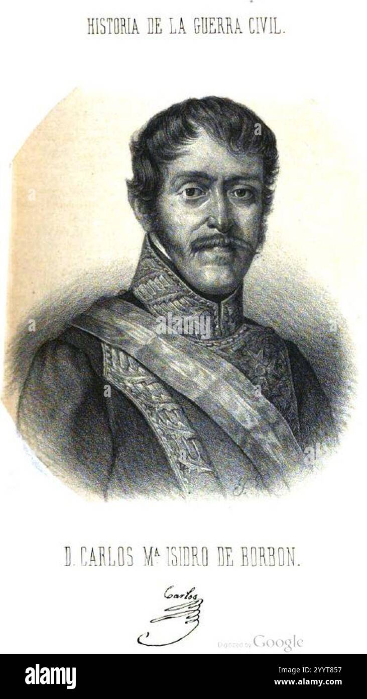 Don Carlos Maria Isidro de Borbon Stock Photo - Alamy