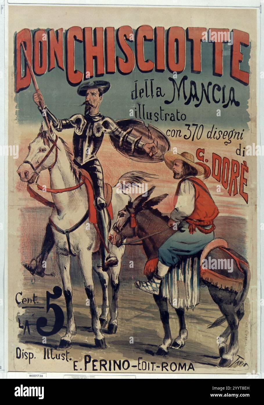 Don Chisciotte della Mancia illustrato con 370 disegni di G. Doré Stock ...