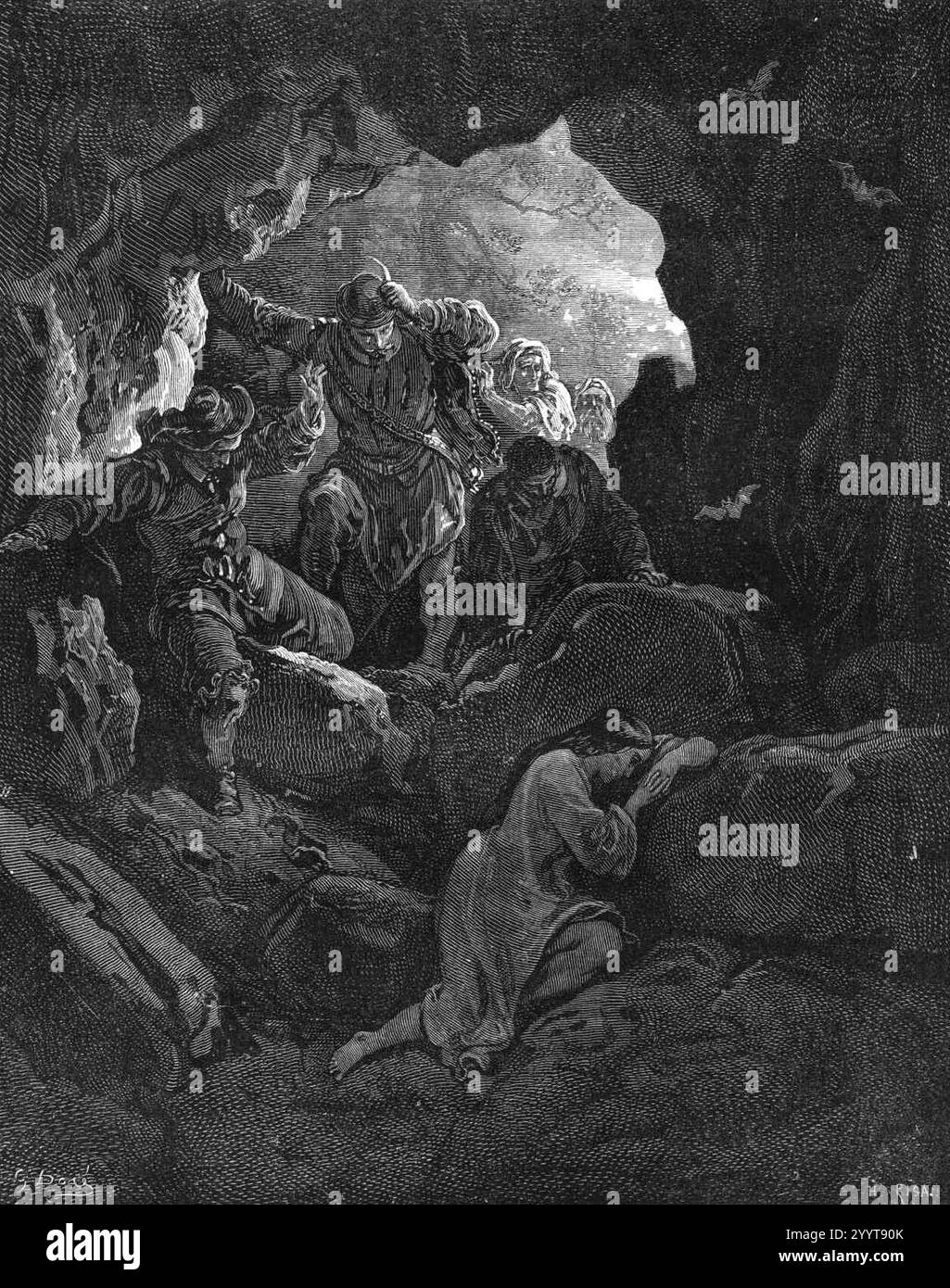 Don Quijote illustrated by Gustav Dore IV Stock Photo - Alamy