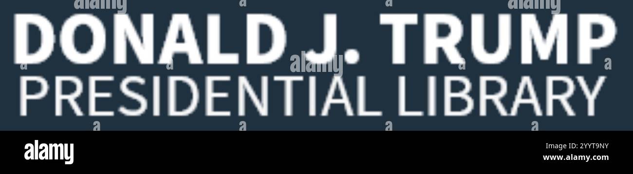 Donald J. Trump Presidential library logo Stock Photo - Alamy