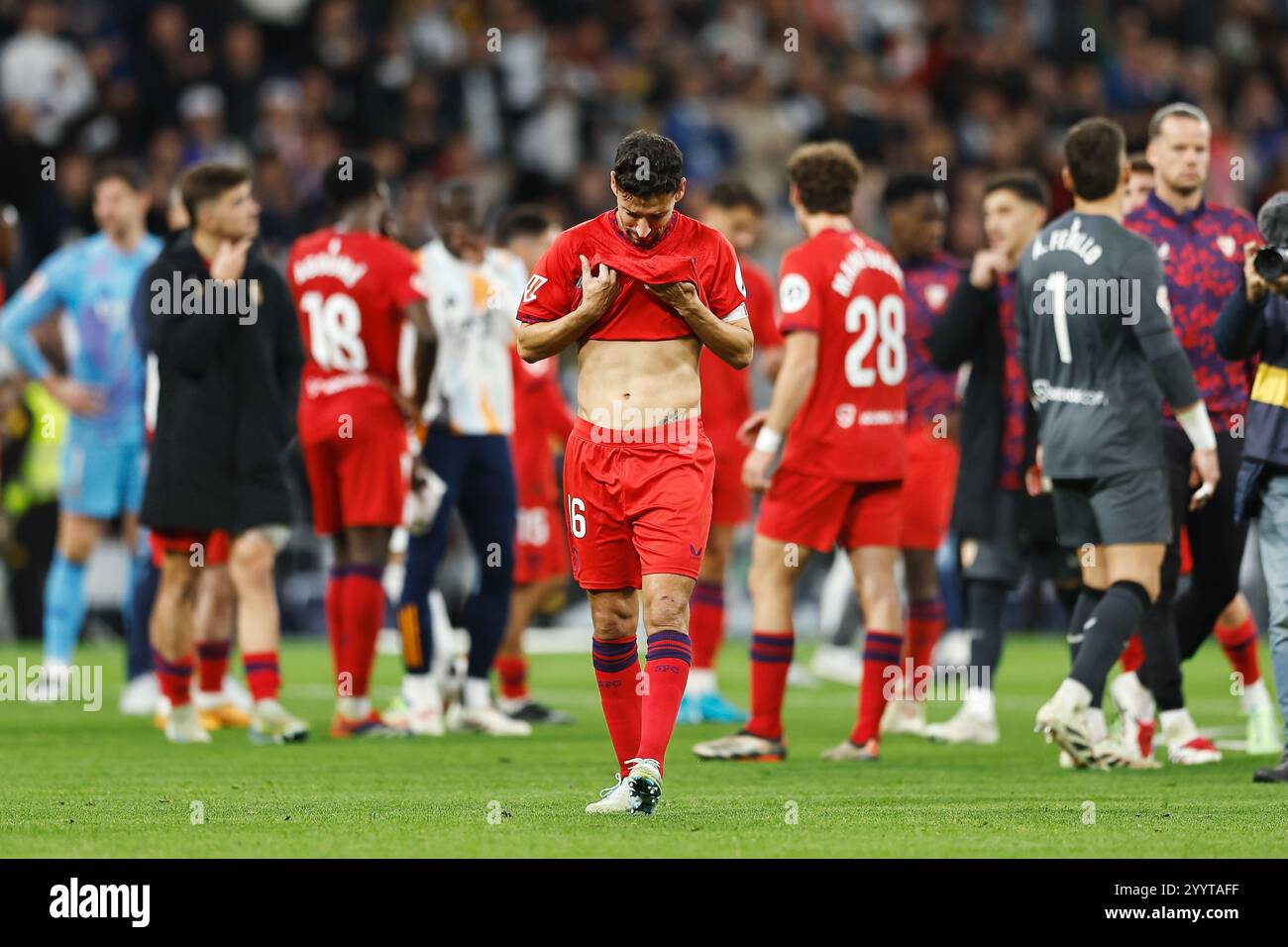 Madrid, Spain. 22nd Dec, 2024. Jesus Navas (Sevilla) Football/Soccer ...