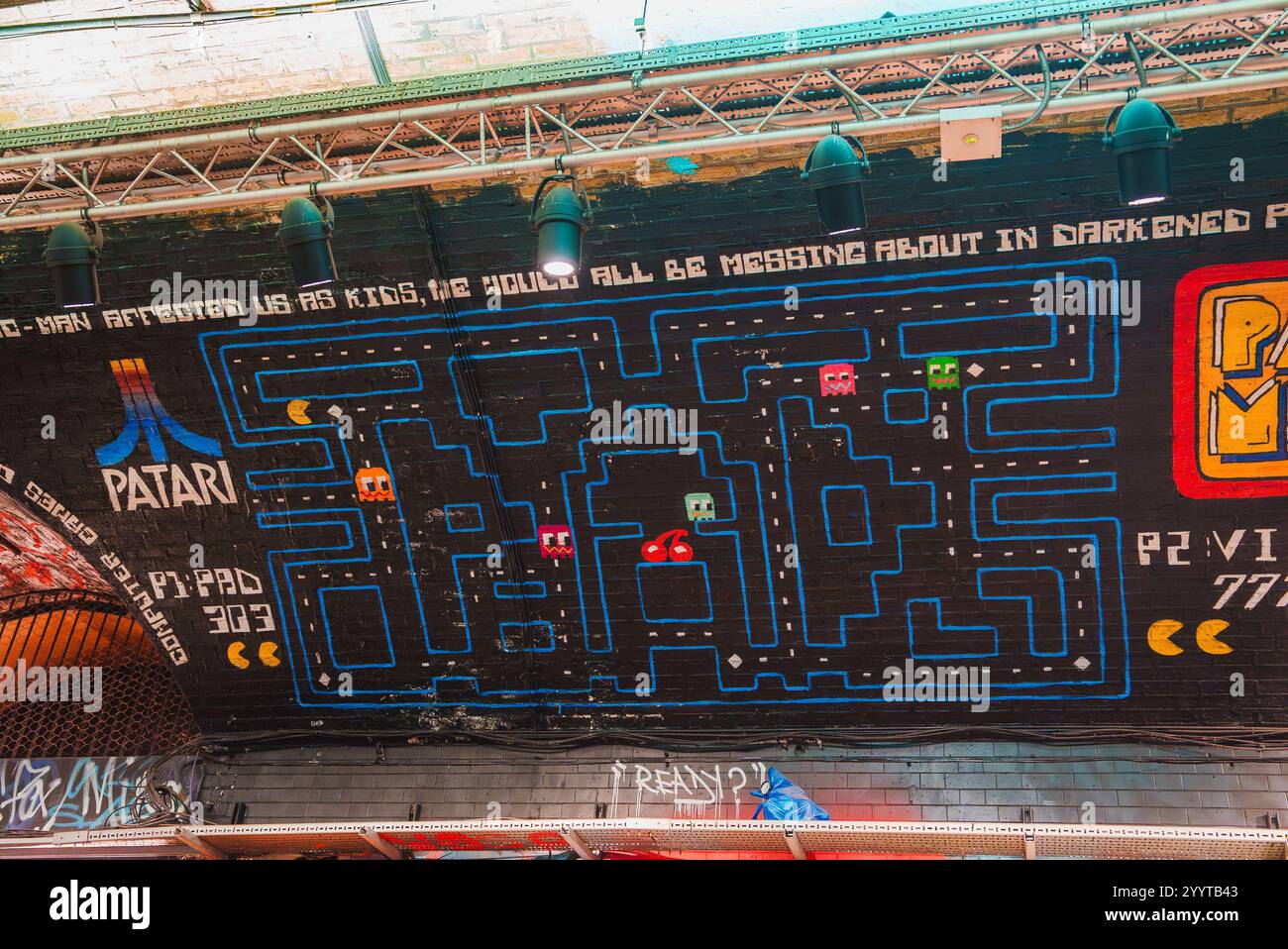 Blend text in graffiti style hi-res stock photography and images - Alamy