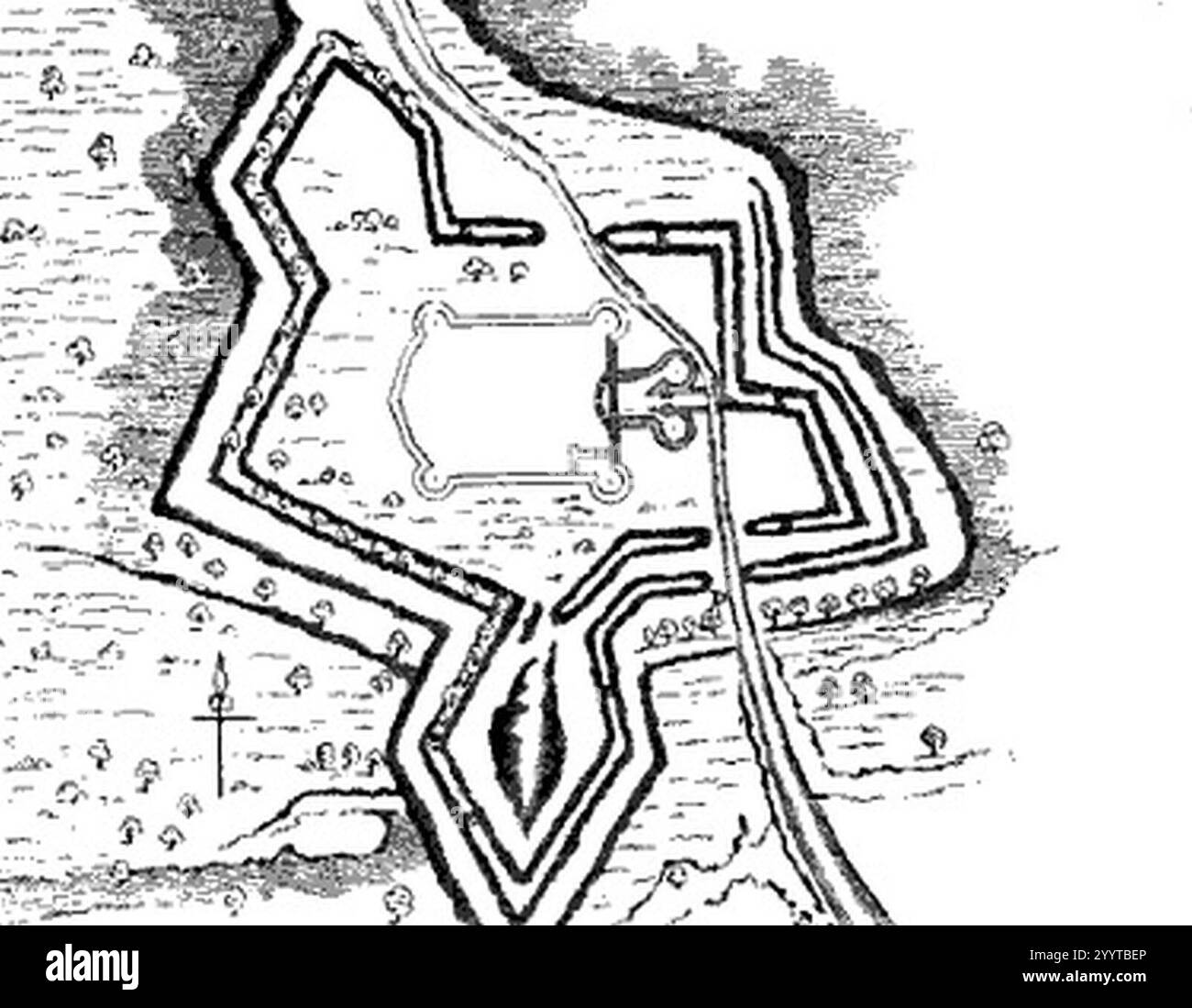 Castle 1825 Black and White Stock Photos & Images - Alamy