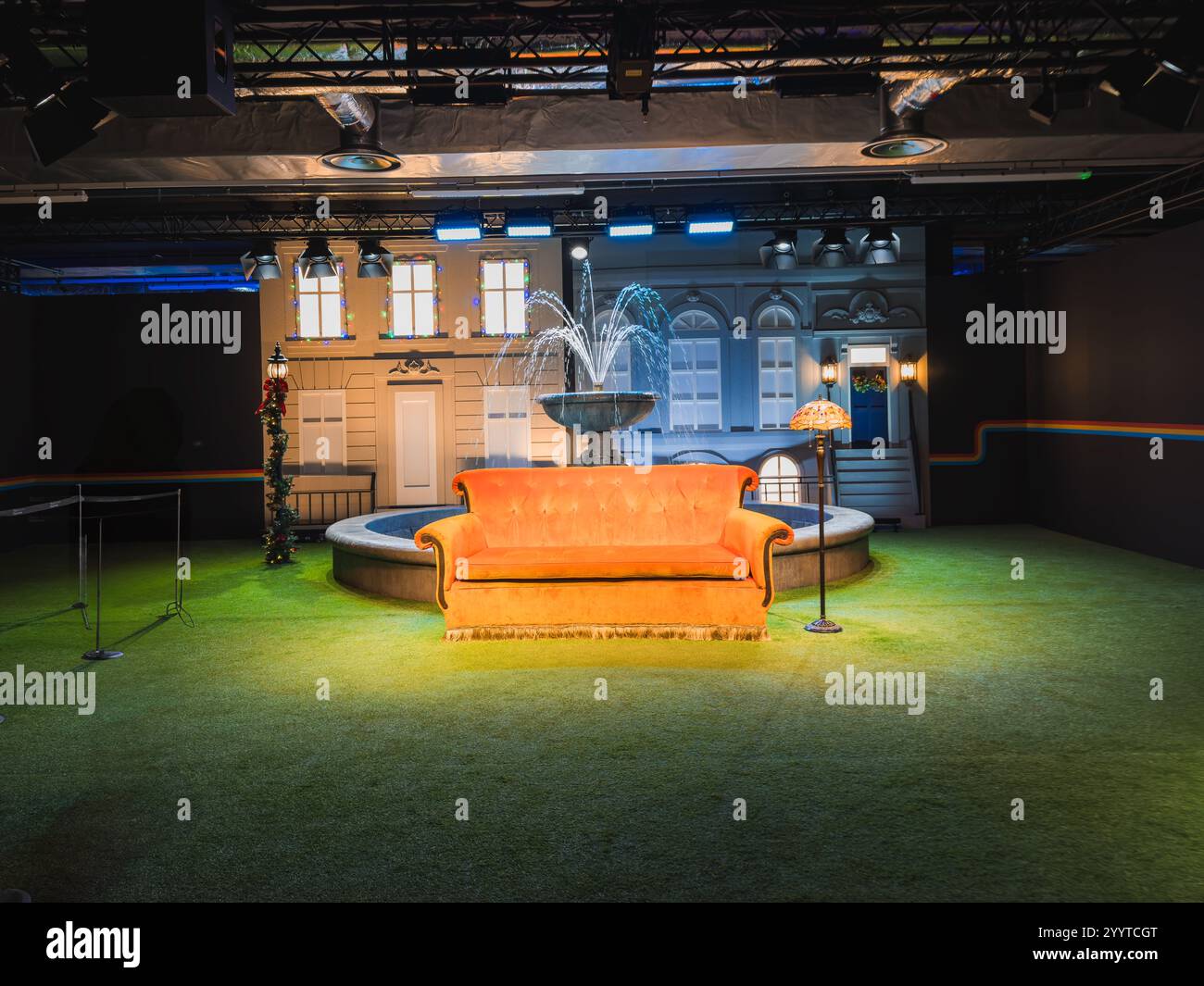 Indoor Set of Iconic Fountain Scene from Friends in London Stock Photo ...