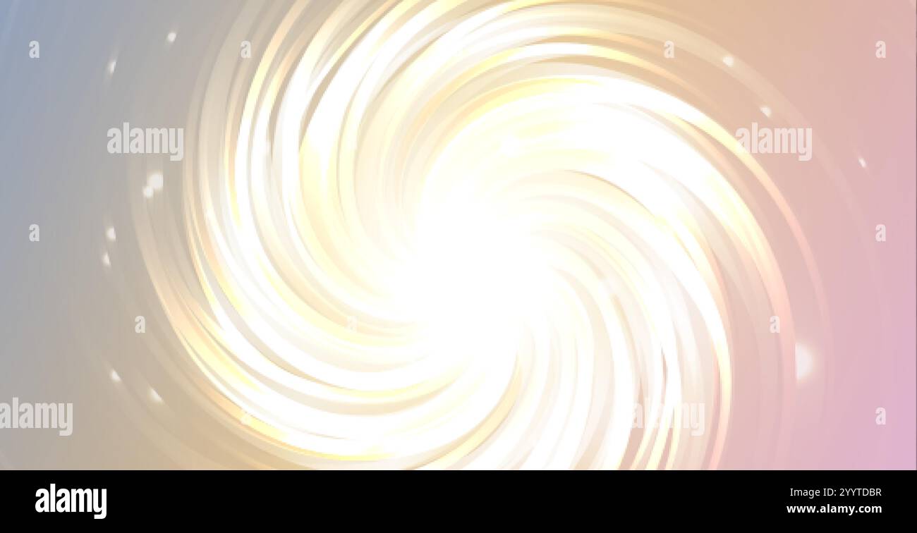 glow swirl lines effect with sparkles background Stock Vector Image ...