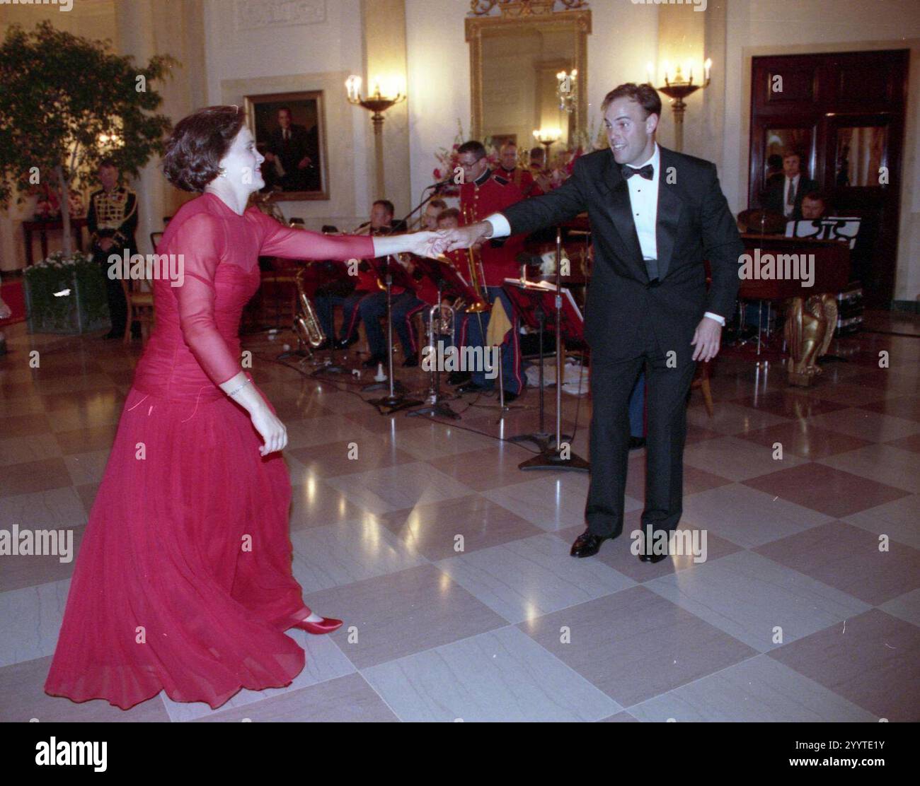Doro, Daughter of President and Mrs. Bush, Dances with Bobby Koch after ...