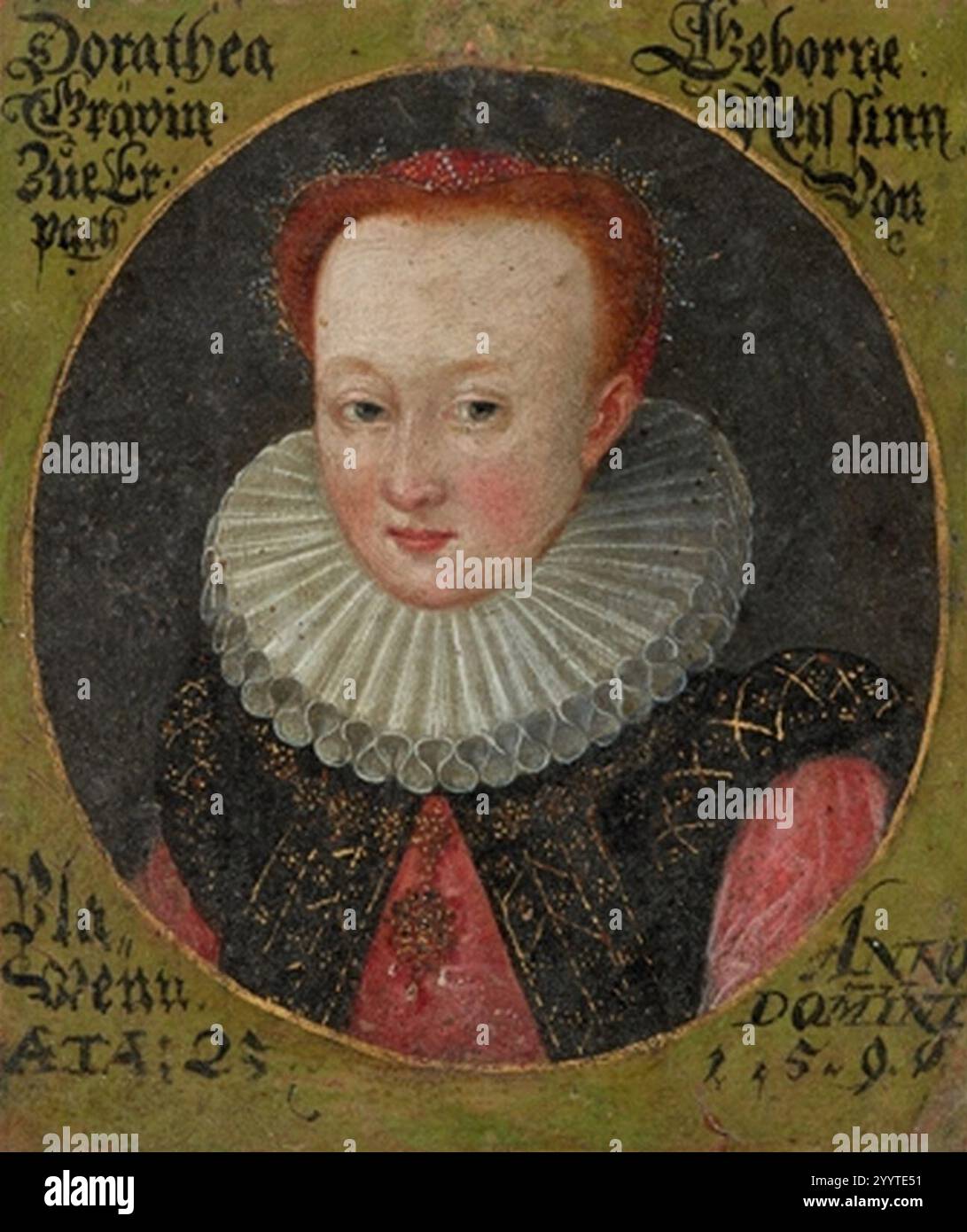Dorothea Reuss of Greiz Countess of Erbach Stock Photo - Alamy