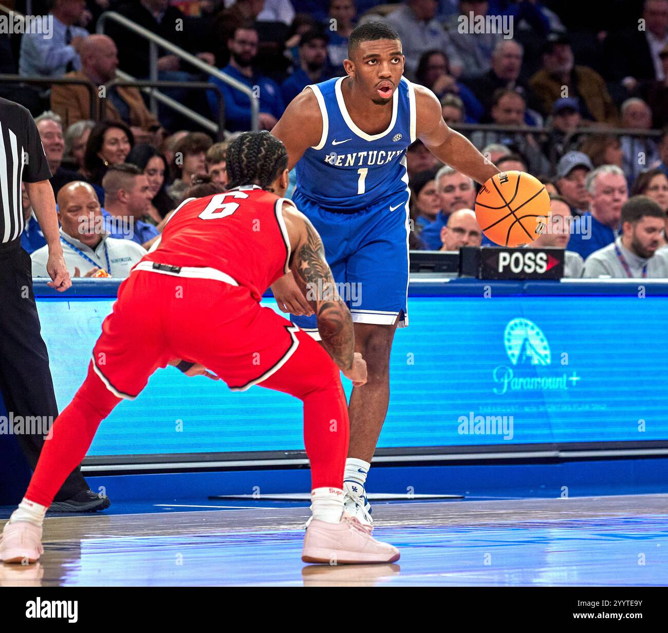 Kentucky Wildcats guard Lamont Butler (1) looks to make a play as Ohio ...