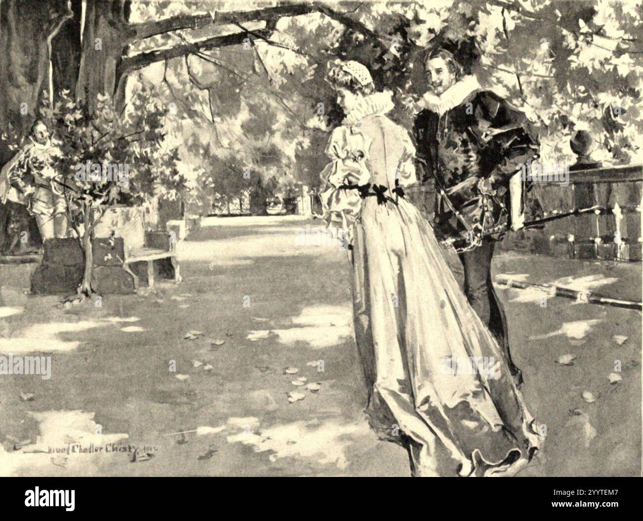 Dorothy Vernon of Haddon Hall illustration 06 - Christy Stock Photo - Alamy