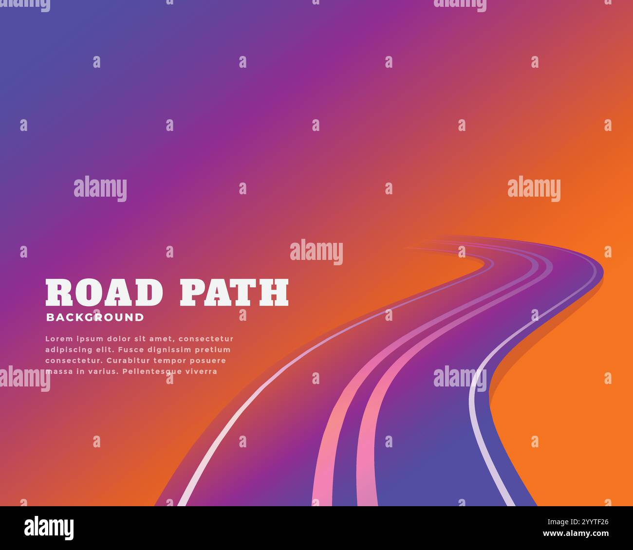 abstract road pathway colors background design Stock Vector Image & Art ...