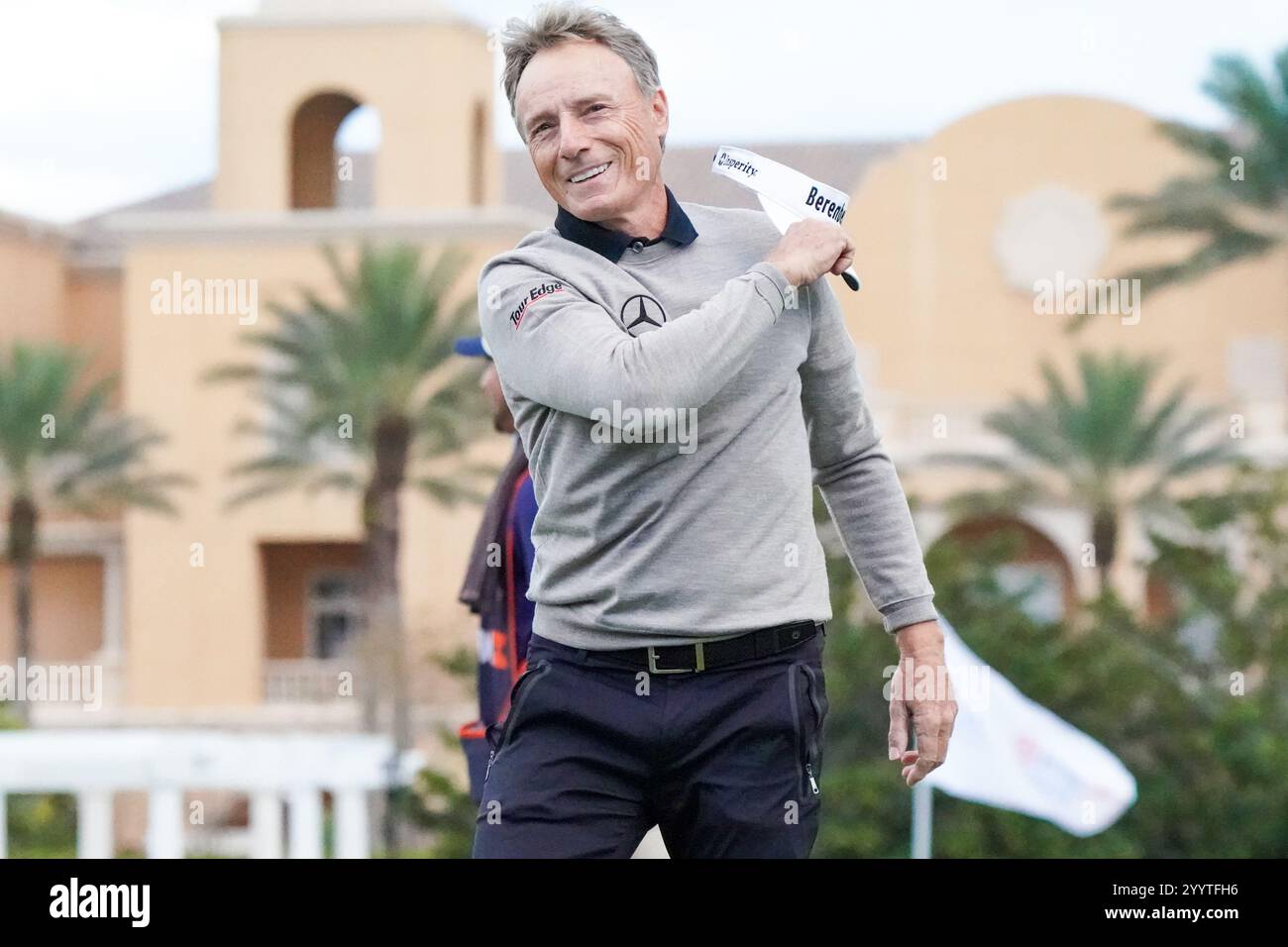 December 22, 2024, Orlando, Florida, USA: Bernhard Langer celebrates ...