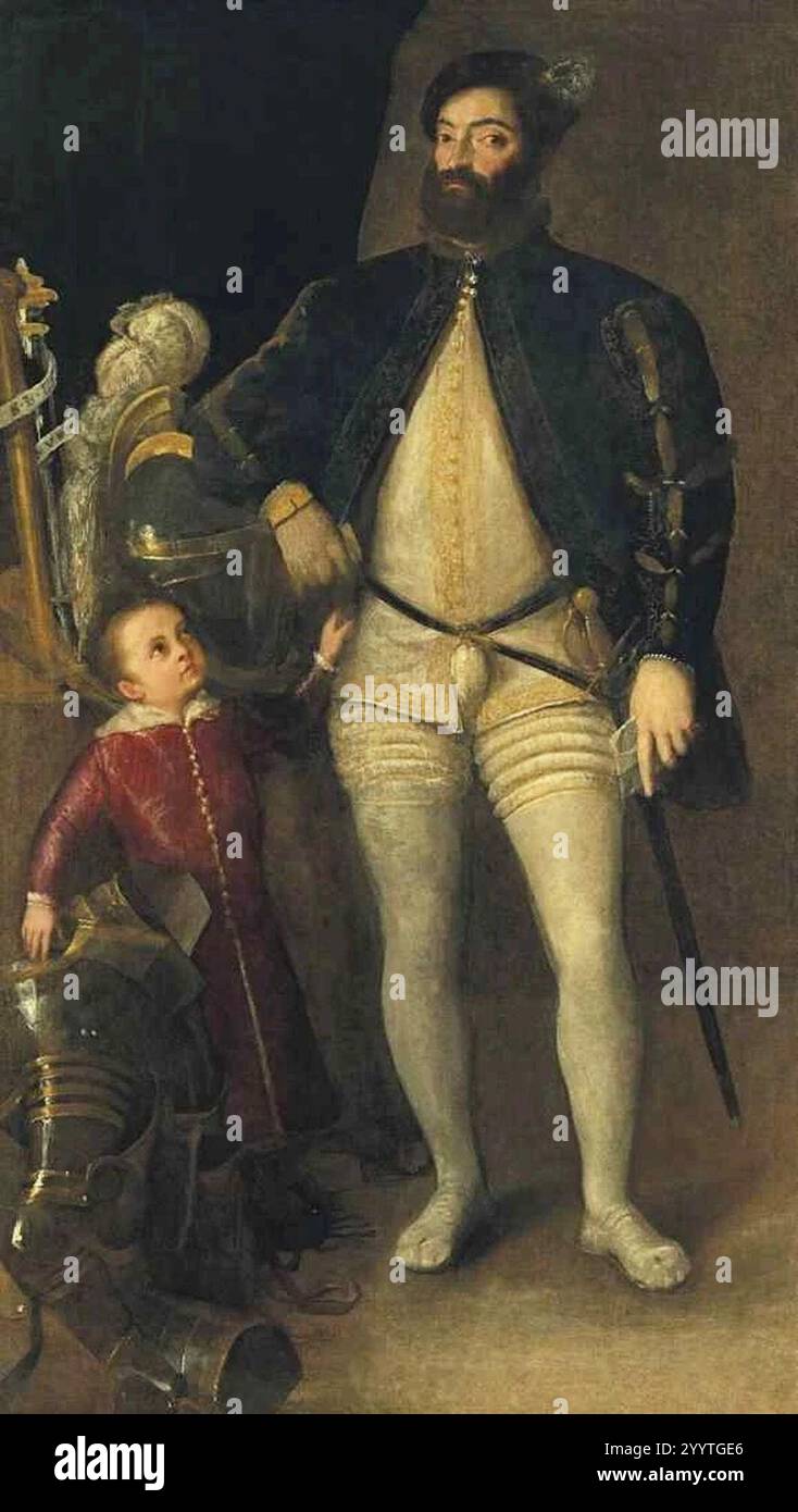 Double portrait of Guidobaldo II della Rovere, Duke of Urbino, and his ...