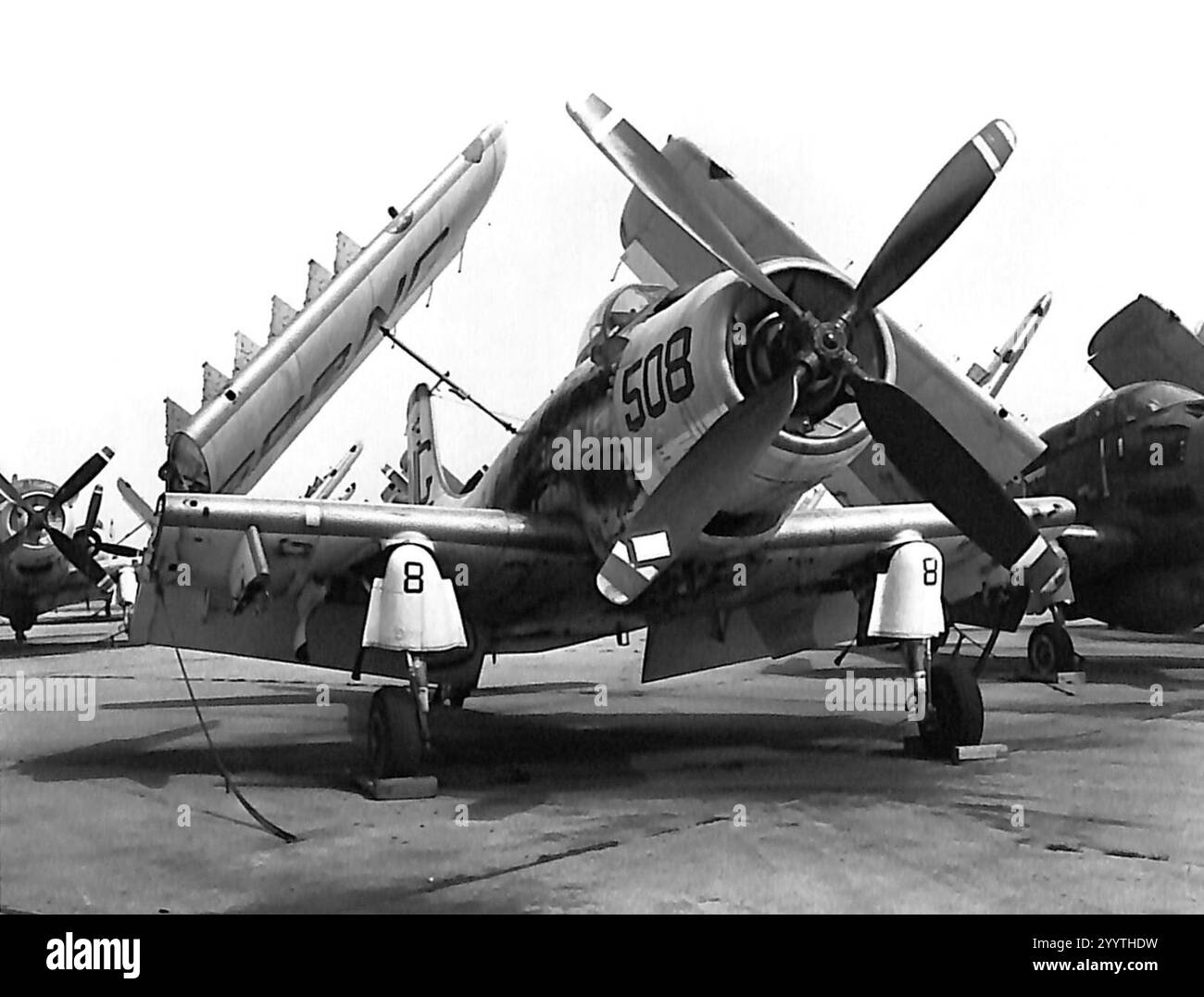 Douglas A-1J Skyraider of VA-96 at NAS Quonset Point, Rhode Island (USA ...