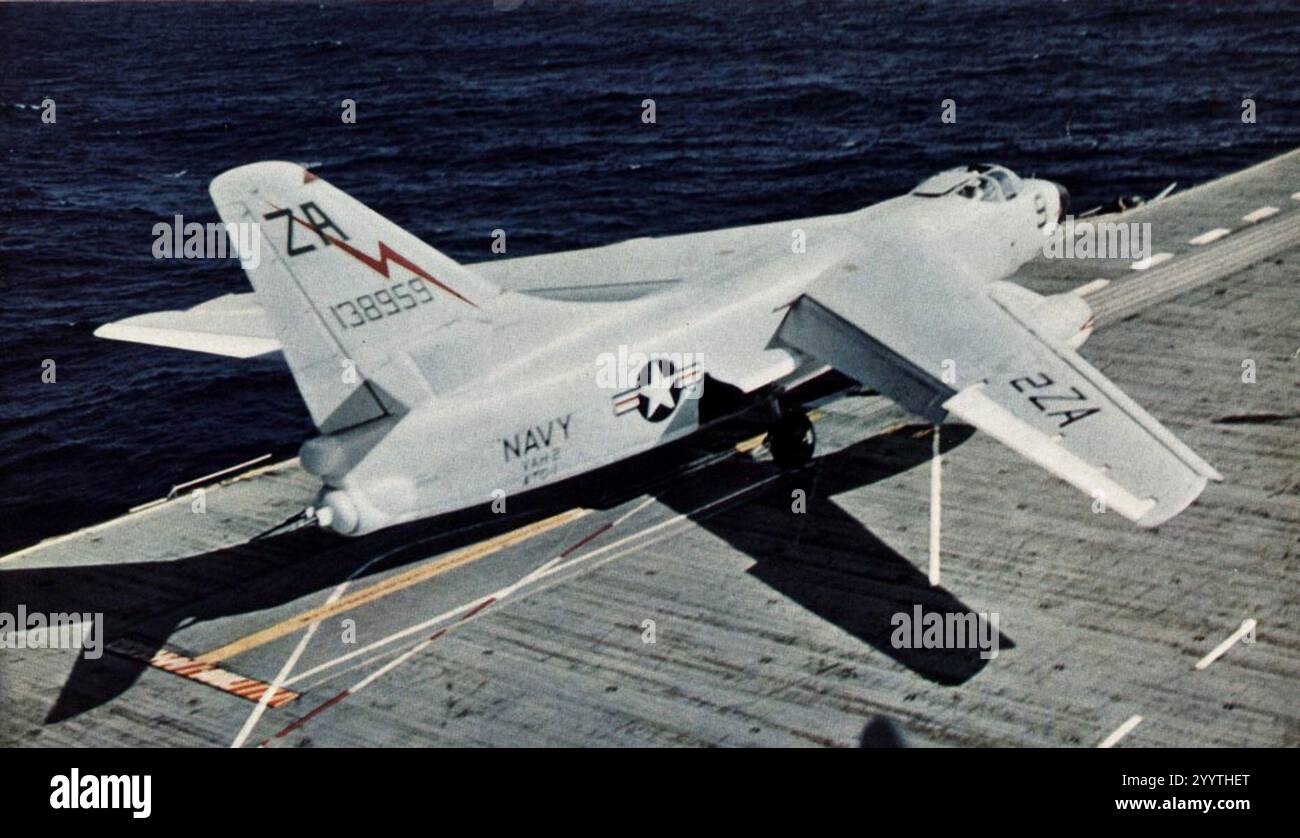Douglas A3D-2 Skywarrior of VAH-2 Det.H aboard USS Ticonderoga (CVA-14 ...