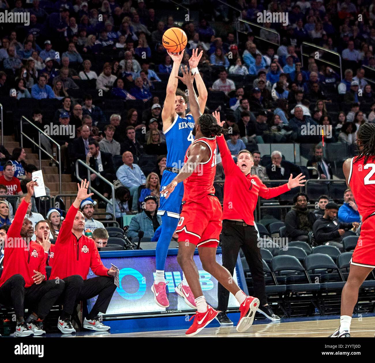 Kentucky Wildcats guard Koby Brea (4) shoots a three attempt against ...