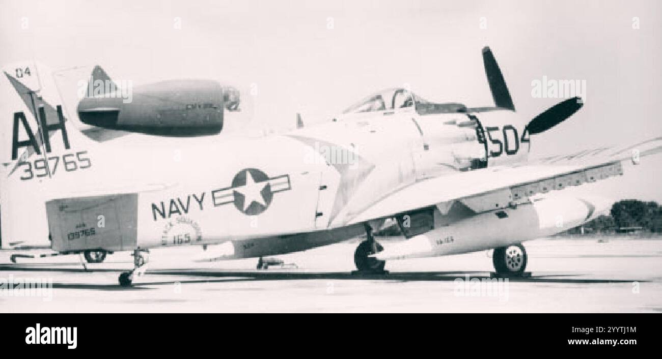 Douglas AD-6 Skyraider of VA-165 at Naval Air Station Glenview ...