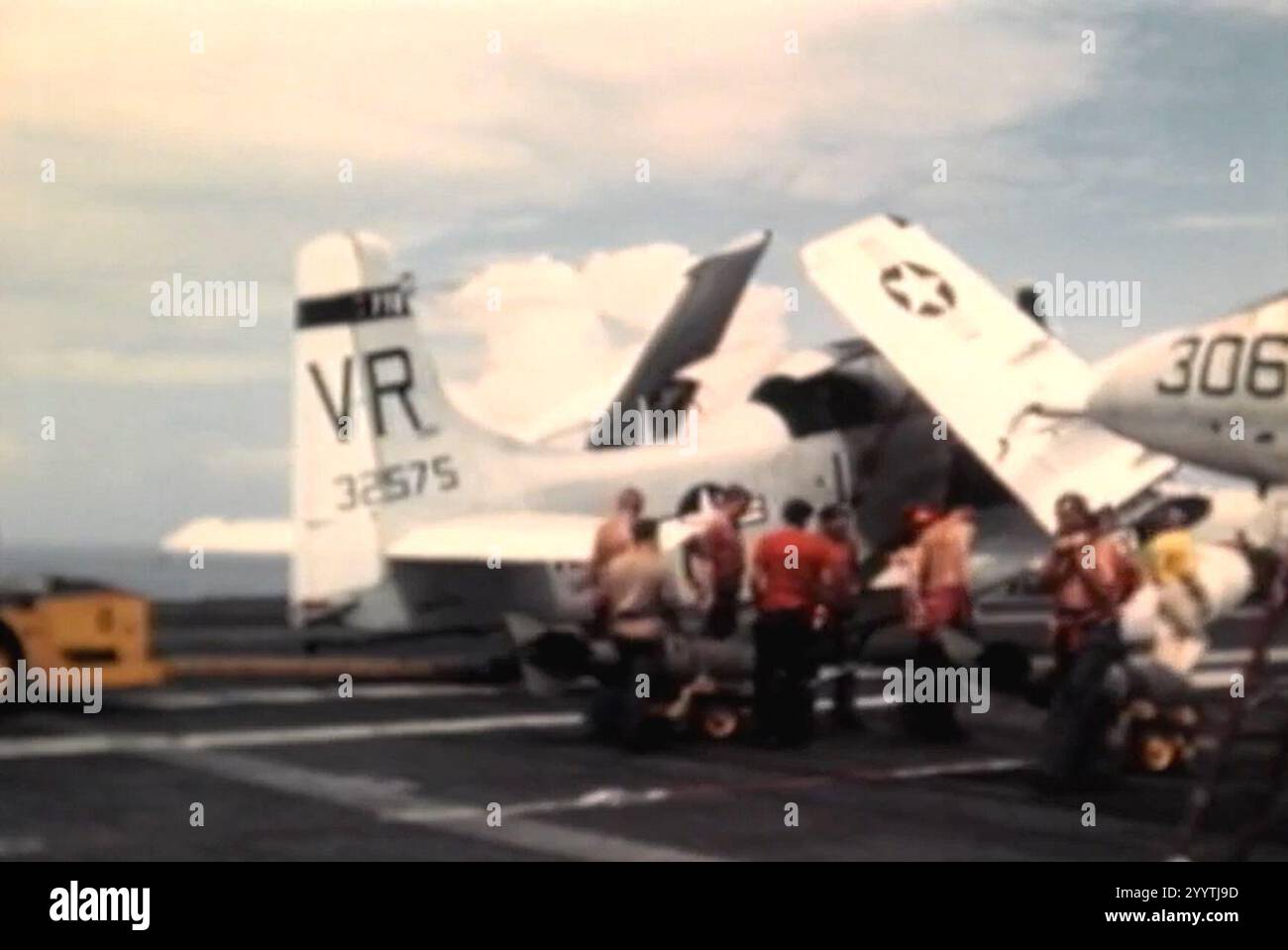 Douglas EA-1F Skyraider of VAW-33 Det.11 aboard USS Intrepid (CVS-11 ...