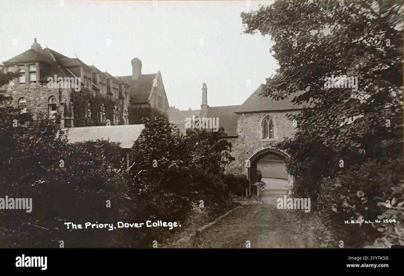 Dover College gatehouse (1 Stock Photo - Alamy