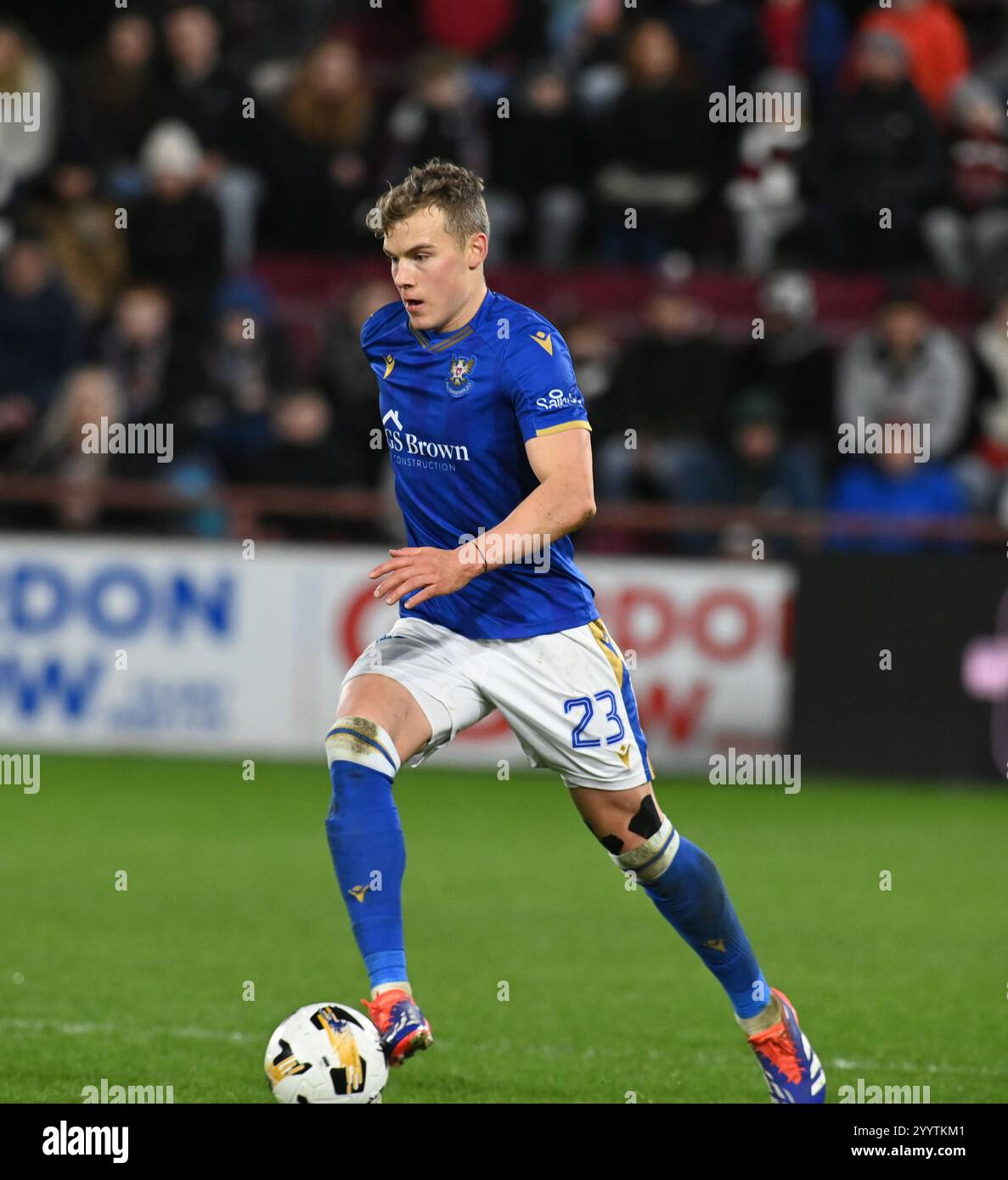 Tynecastle Park,Edinburgh.Scotland UK.22nd Dec 24 William Hill Scottish ...