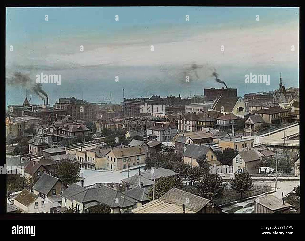 Downtown Seattle from courthouse, Seattle, ca 1898 Stock Photo - Alamy