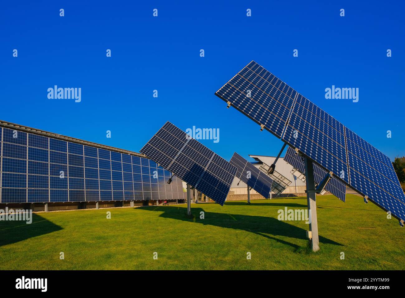 Solar Panel Installation.Green energy concept.Renewable clean energy ...