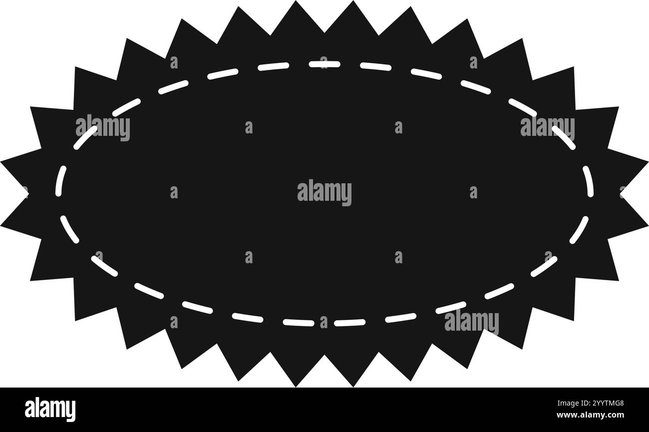 Oval dashed Cut Out Stock Images & Pictures - Alamy