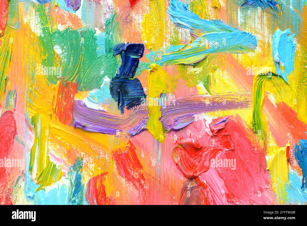 Color of lifes. Expressionist mood, texture Brush paint drawn vivid ...