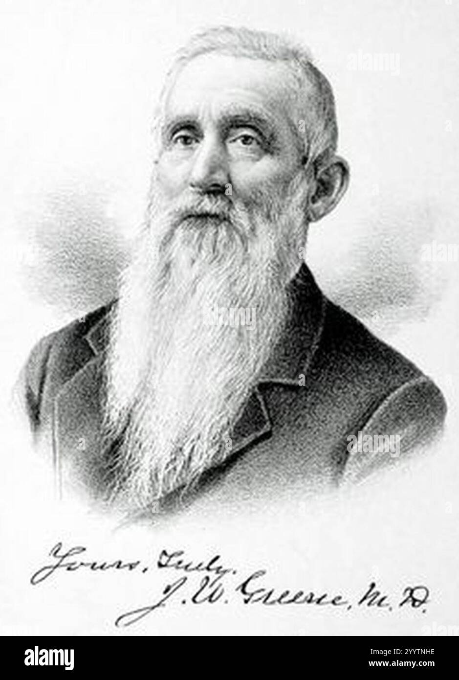 Dr John W. Greene (1825-1890 Stock Photo - Alamy