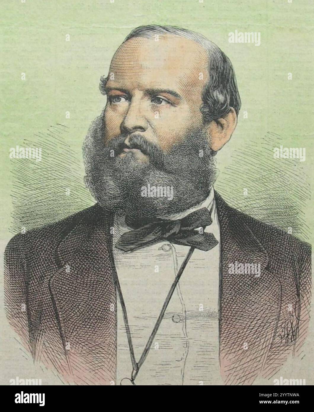 Dr. Alfred Escher 1877 Stock Photo - Alamy