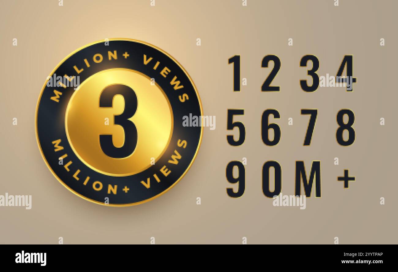 Video views icon Stock Vector Images - Alamy