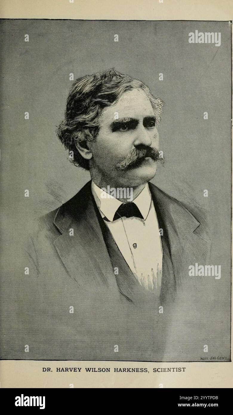 Dr. Harvey Wilson Harkness, Scientist 1889 0081 Stock Photo - Alamy