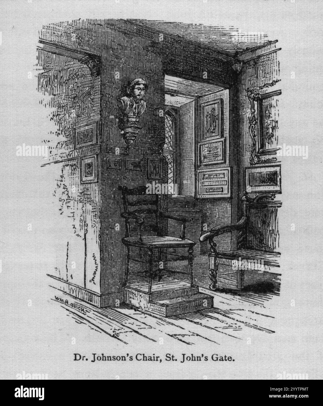 Dr. Johnson's Chair, St. John's Gate - Walks in London, Augustus Hare ...