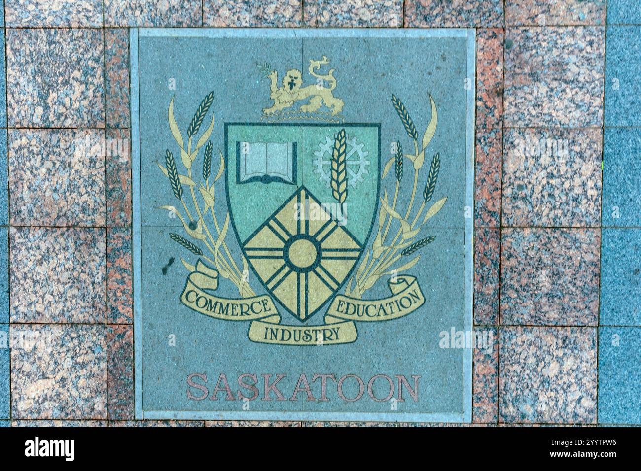 A blue and white logo with a lion and wheat on it. The logo is for ...