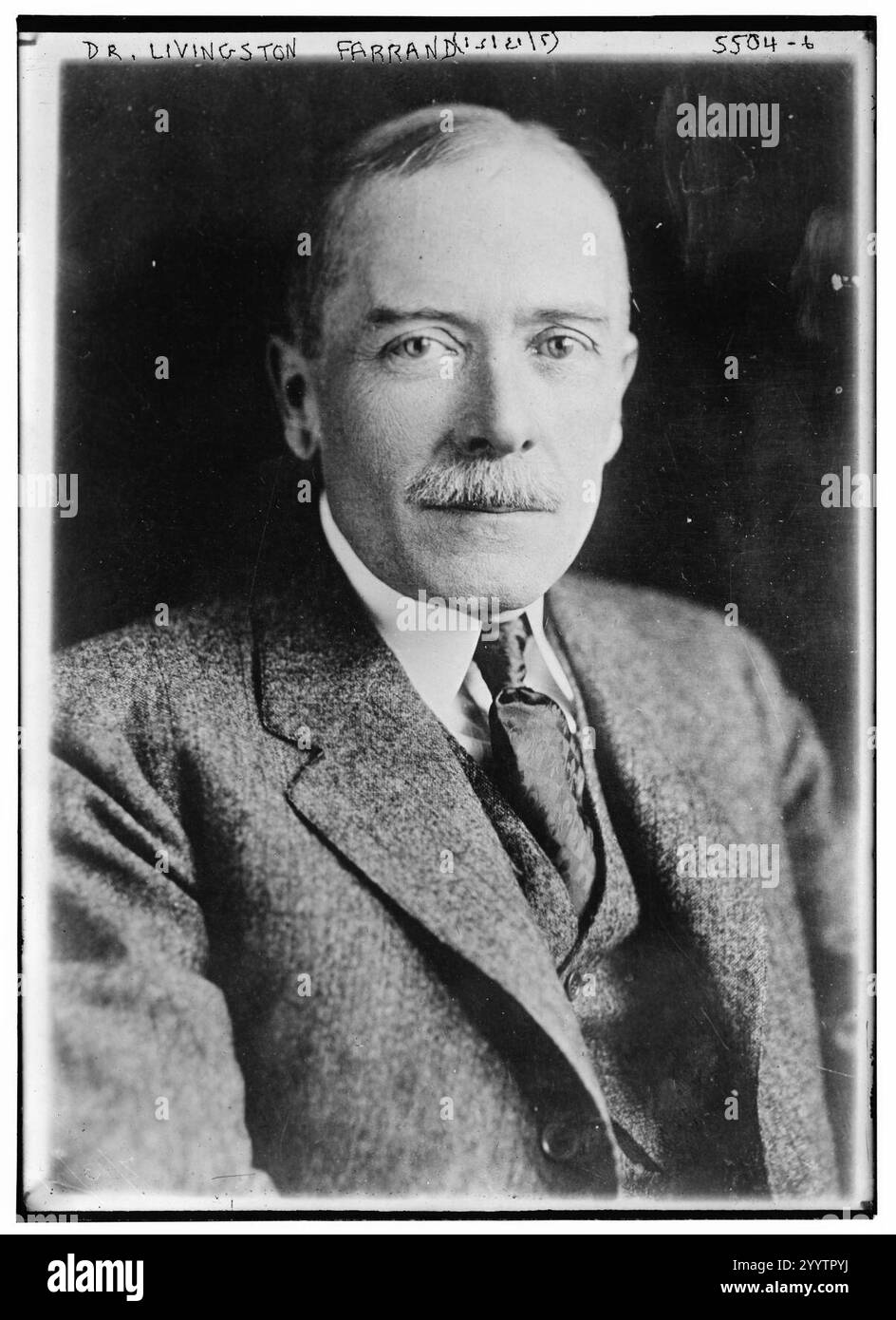 Dr. Livingston Farrand Stock Photo - Alamy