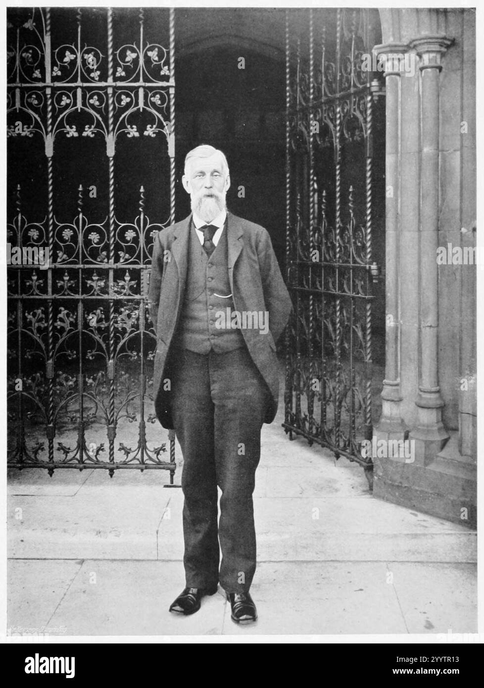 Dr. Michael Foster from Sir Benjamin Stone's pictures (1906 Stock Photo ...