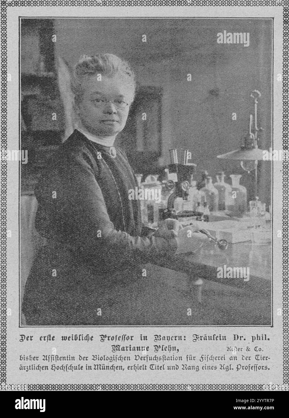 Dr. phil. Marianne Plehn (1914 Stock Photo - Alamy